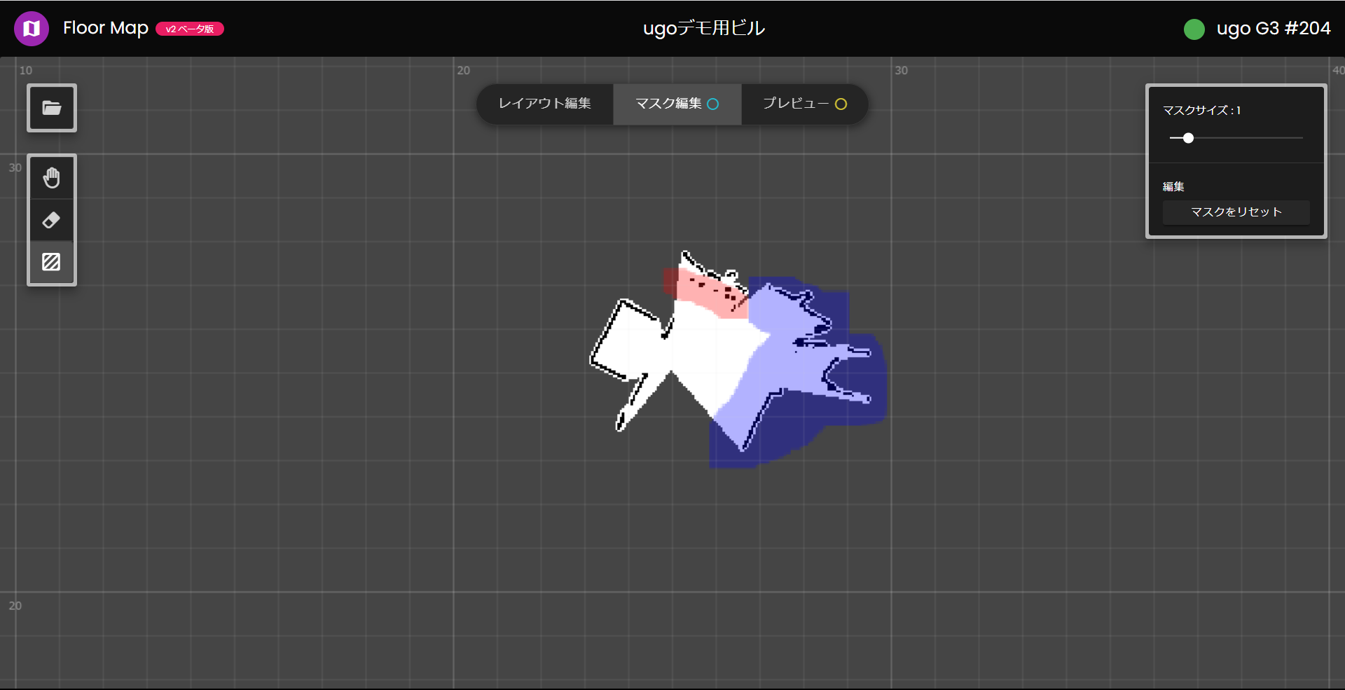 Mapエディタv2 ※本機能はベータ版となります。 – ugo Support