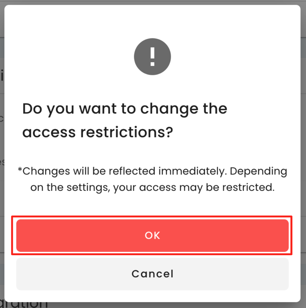 Access Restriction Function based on IP Address – ugo Support