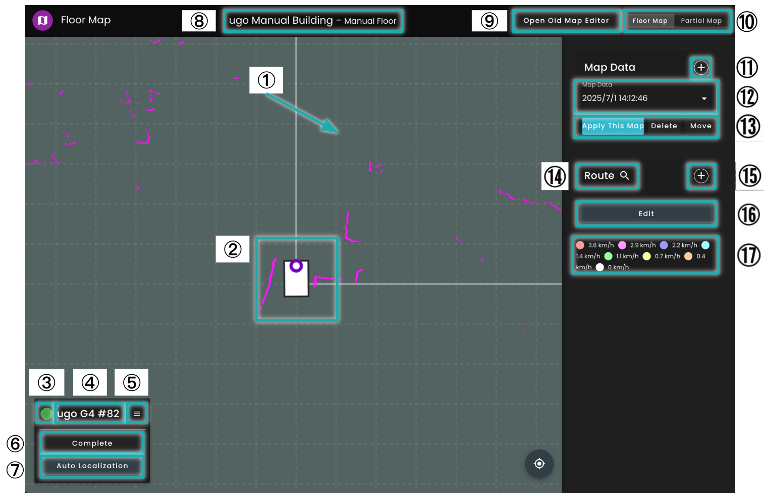 Map Editor Features – ugo Support